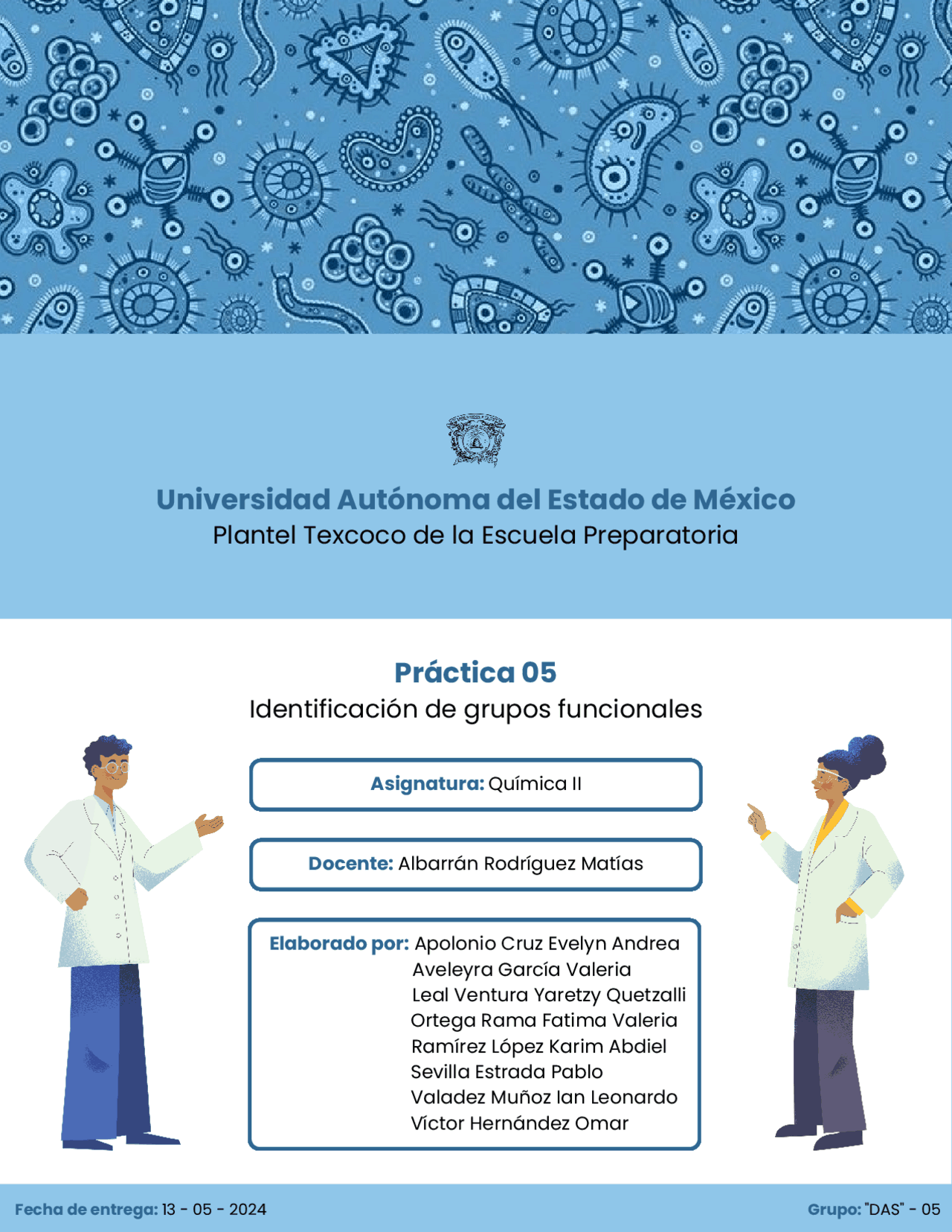 Practica 6 de la UAEMEX | Guías, Proyectos, Investigaciones de Química | Docsity