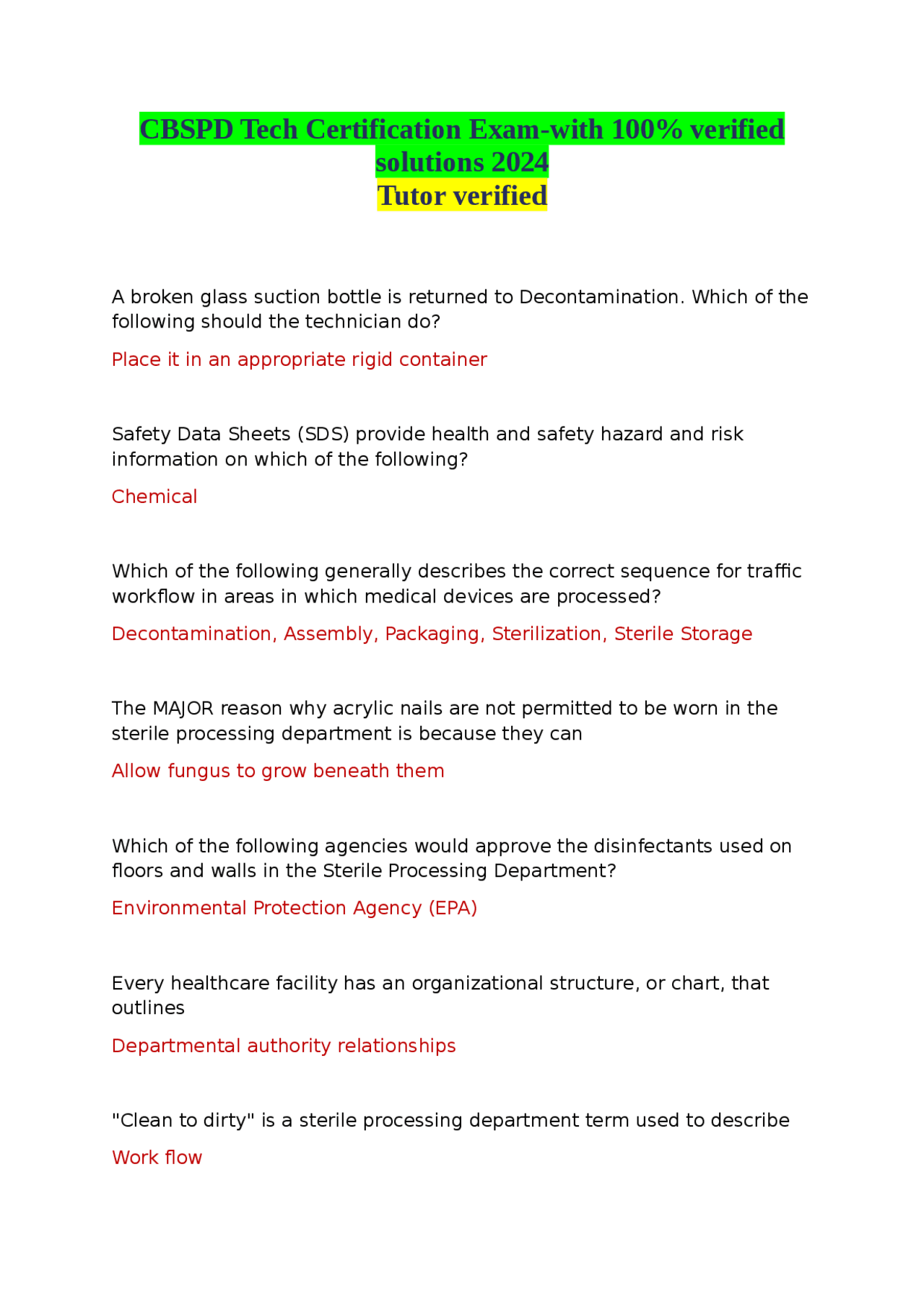 CBSPD Tech Certification Exam-with 100% verified solutions 2024.docx ...