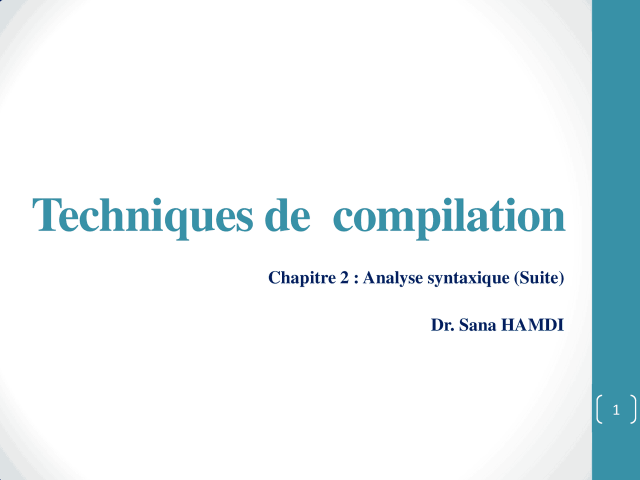 cours de compilation | Study Guides, Projects, Research Compilers | Docsity