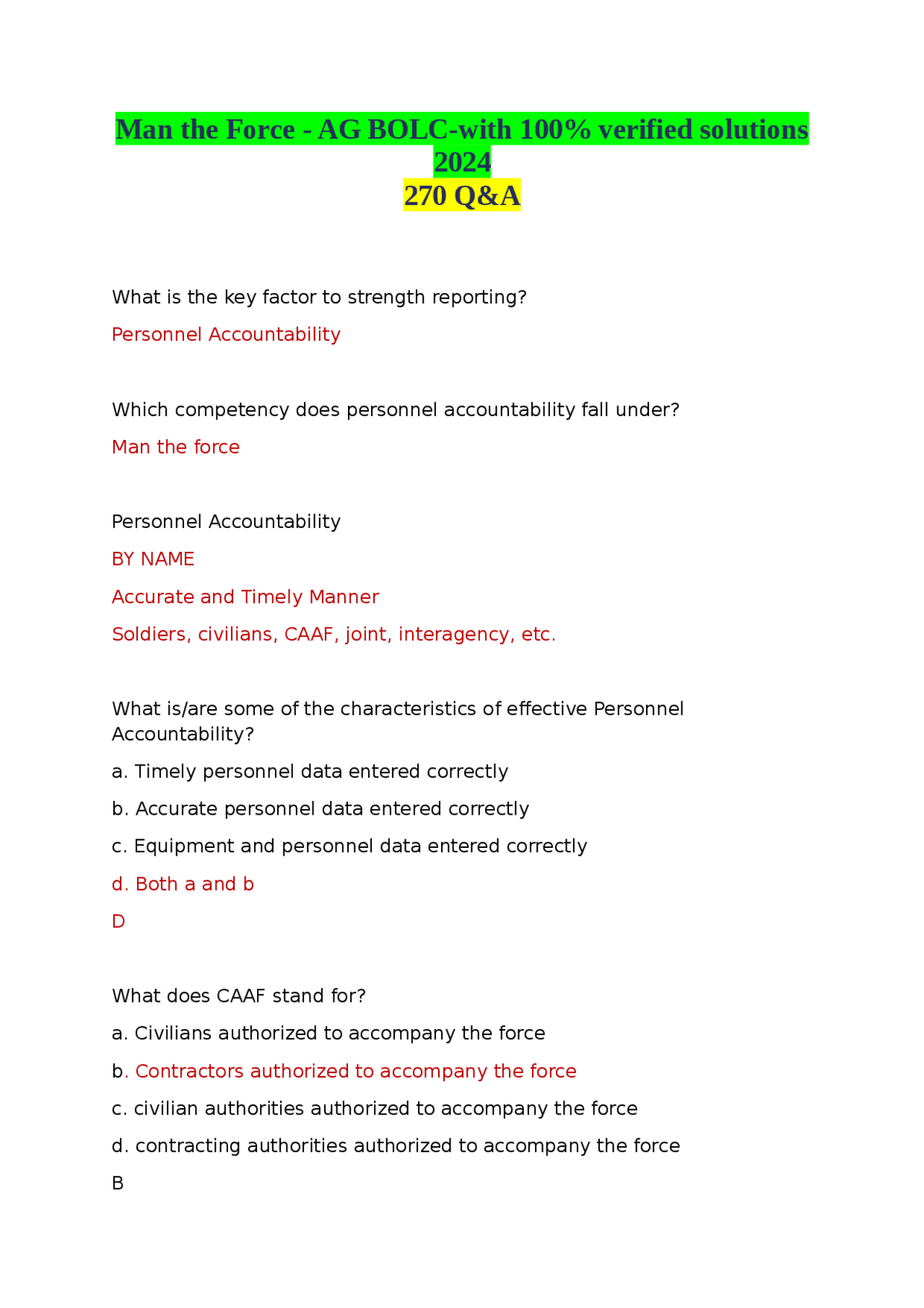 Army Personnel Accountability and Strength Reporting System | Exams ...