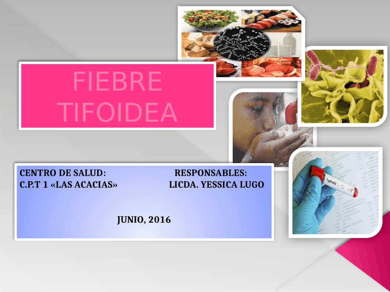 Fiebre Tifoidea: Prevención, Diagnóstico y Tratamiento | Diapositivas ...