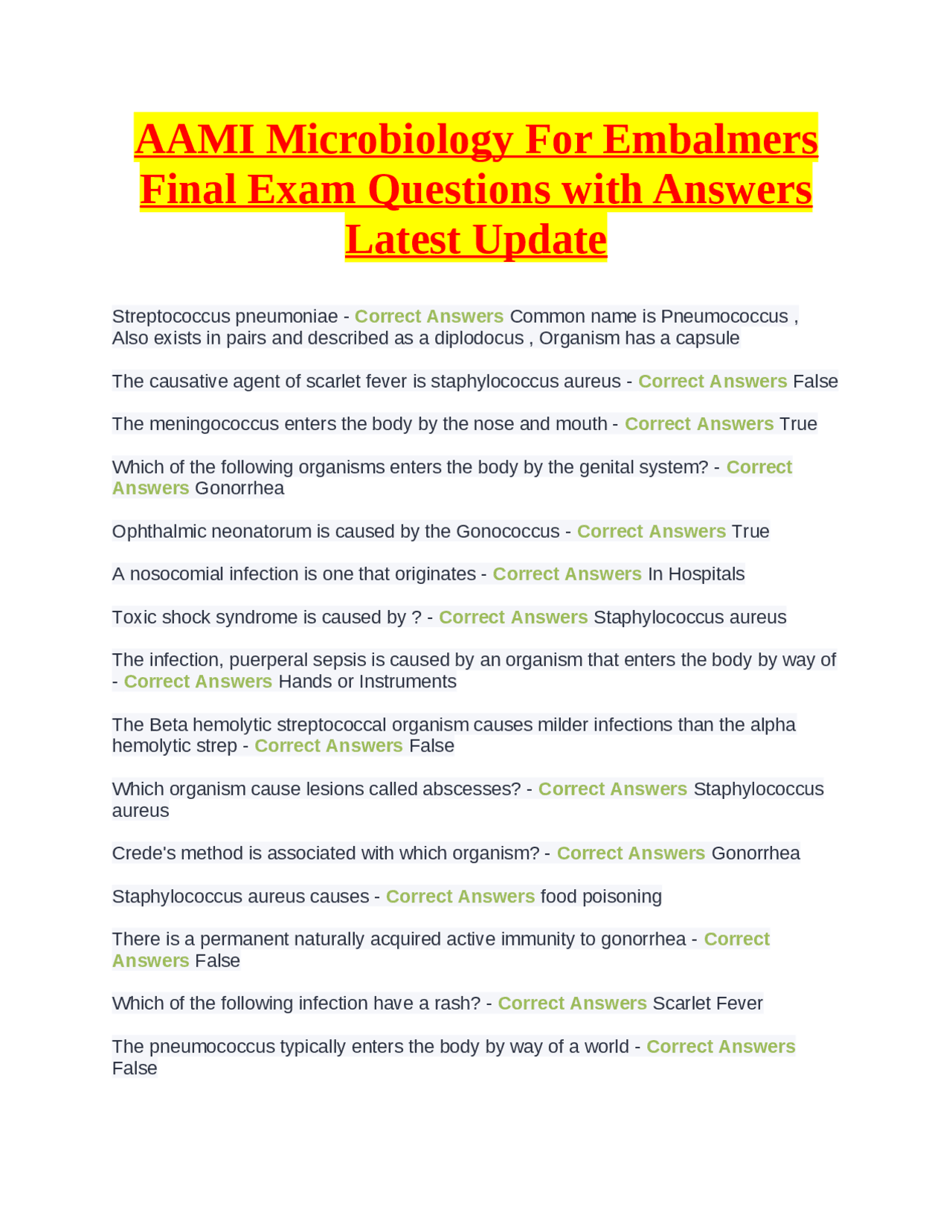 Microbiology: Bacteria, Viruses, and Infections | Exams Microbiology ...