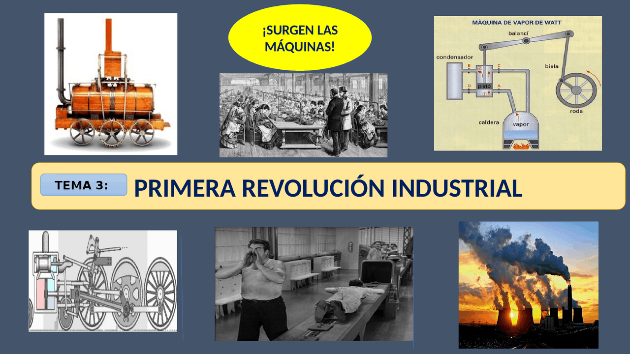 La Primera Revolución Industrial: Surgimiento de las Máquinas ...