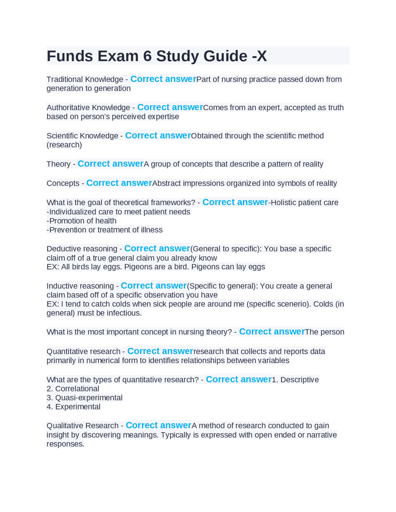 Nursing Ethics and Law Study Guide | Exams Nursing | Docsity