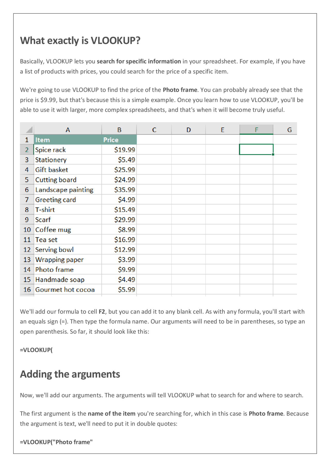 about vlookup and its formulae | Cheat Sheet Information and ...