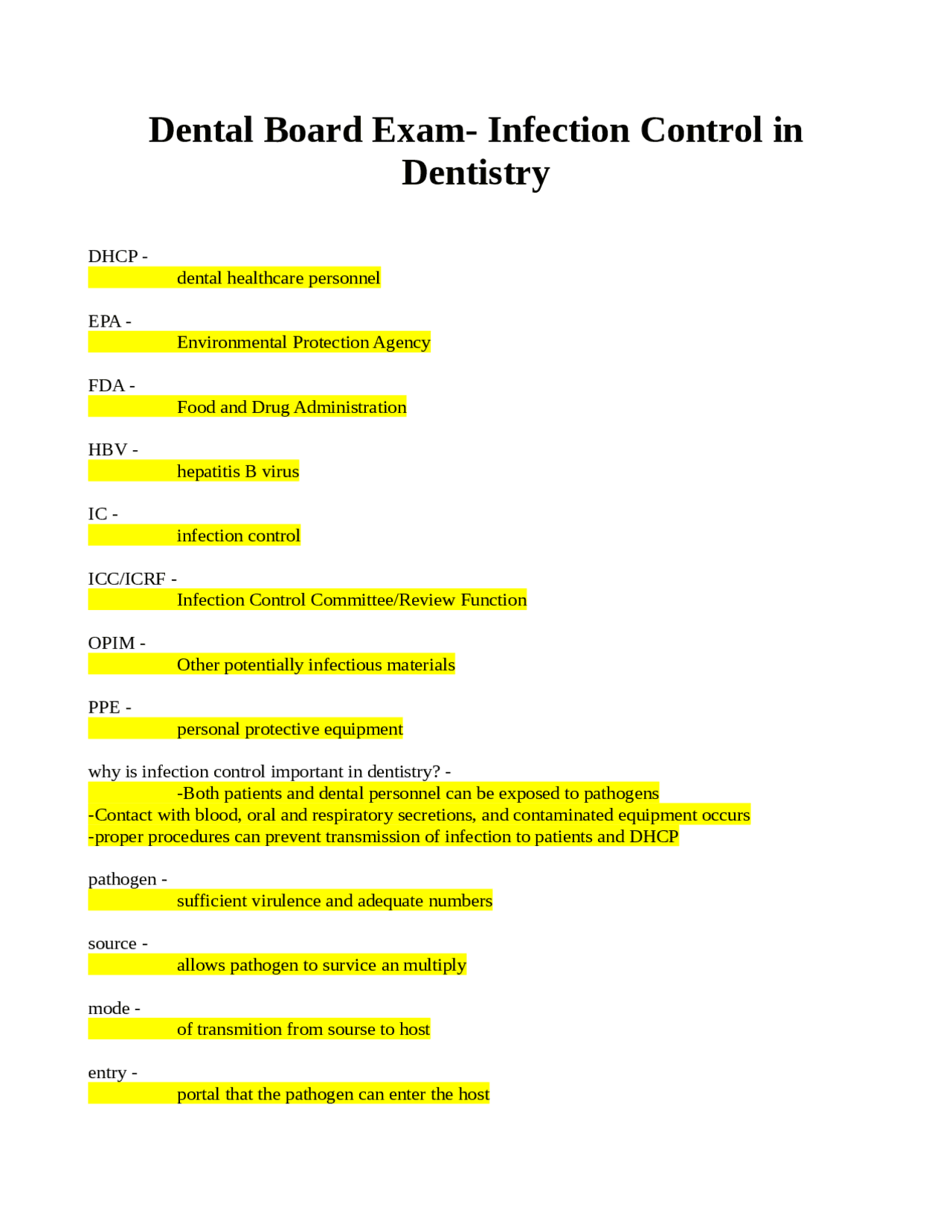 Dental Occupational Health & Safety: Controls, Exposure, & Infection ...