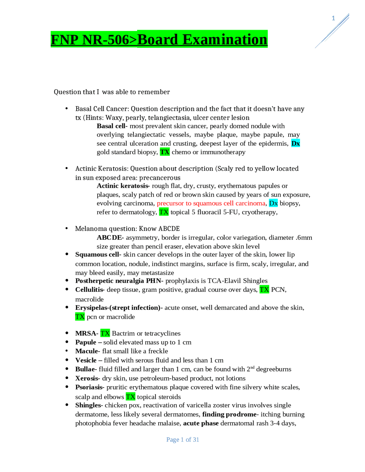 Diagnostic Tests & Conditions in Musculoskeletal, Neurological ...