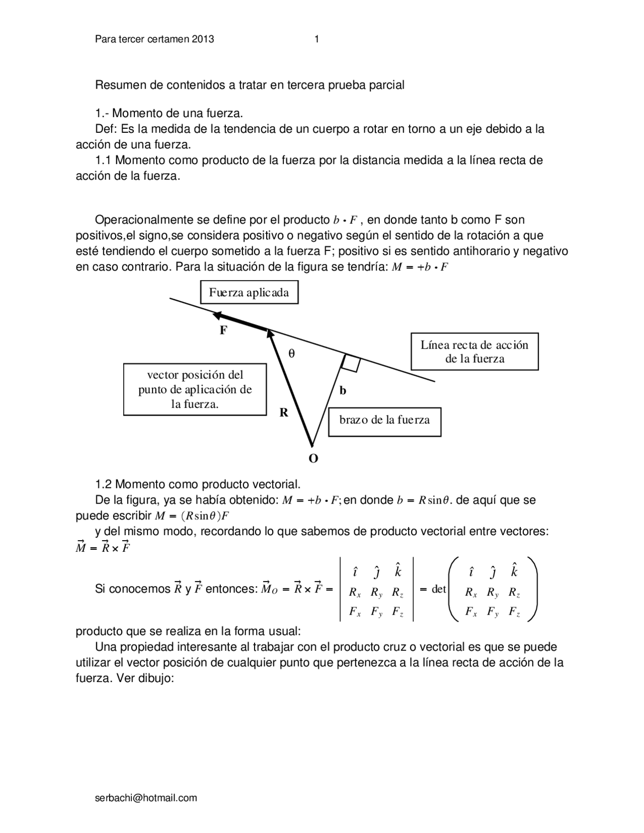 Resumen contenidos prueba | Esquemas y mapas conceptuales de Matemáticas | Docsity
