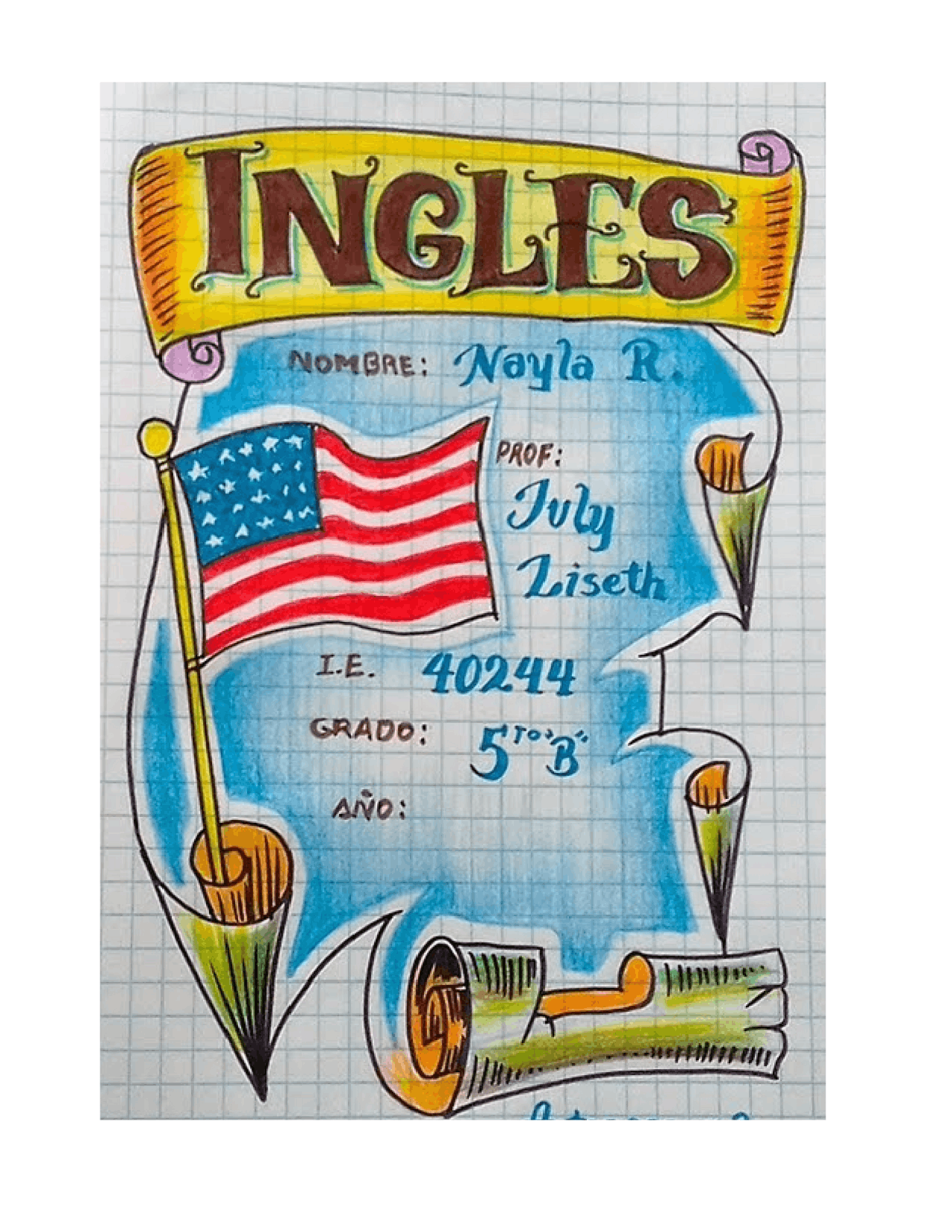 Formato de carátula en inglés. | Guías, Proyectos, Investigaciones de ...