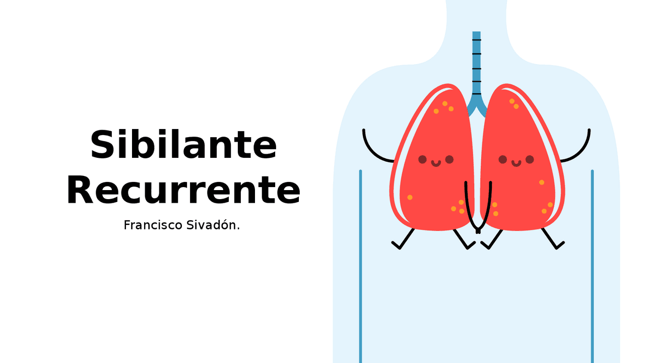Sibilante Recurrente | Diapositivas de Pediatría | Docsity