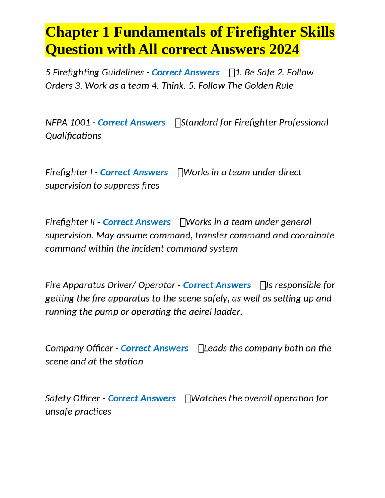 Firefighter Roles and Skills: A Comprehensive Guide | Exams Nursing ...