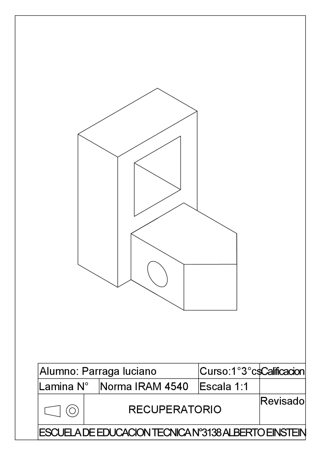 DIBUJO TECNICO LAMIANA | Monografías, Ensayos de Dibujo Técnico | Docsity