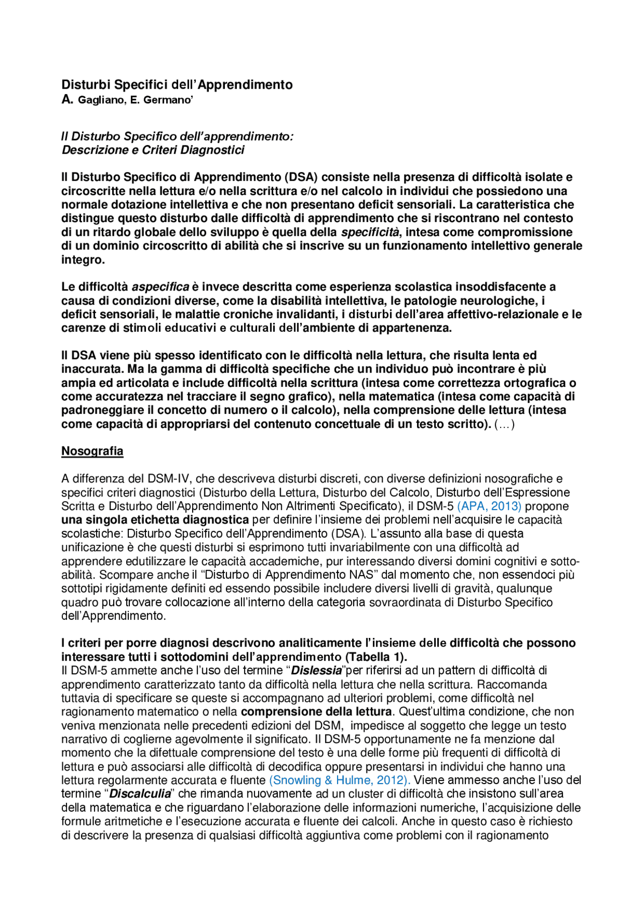 Sintesi casi DSA percorso TFA | Schemi e mappe concettuali di TFA ...