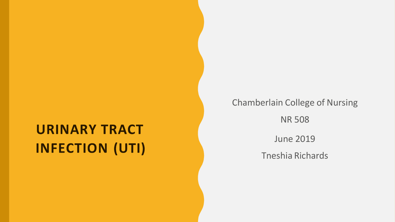 Urinary Tract Infection (UTI) Treatment and Management | Exams Nursing ...