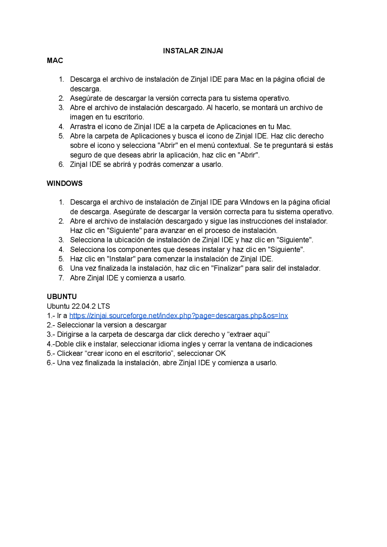 Instalación de Zinjai | Guías, Proyectos, Investigaciones de ...