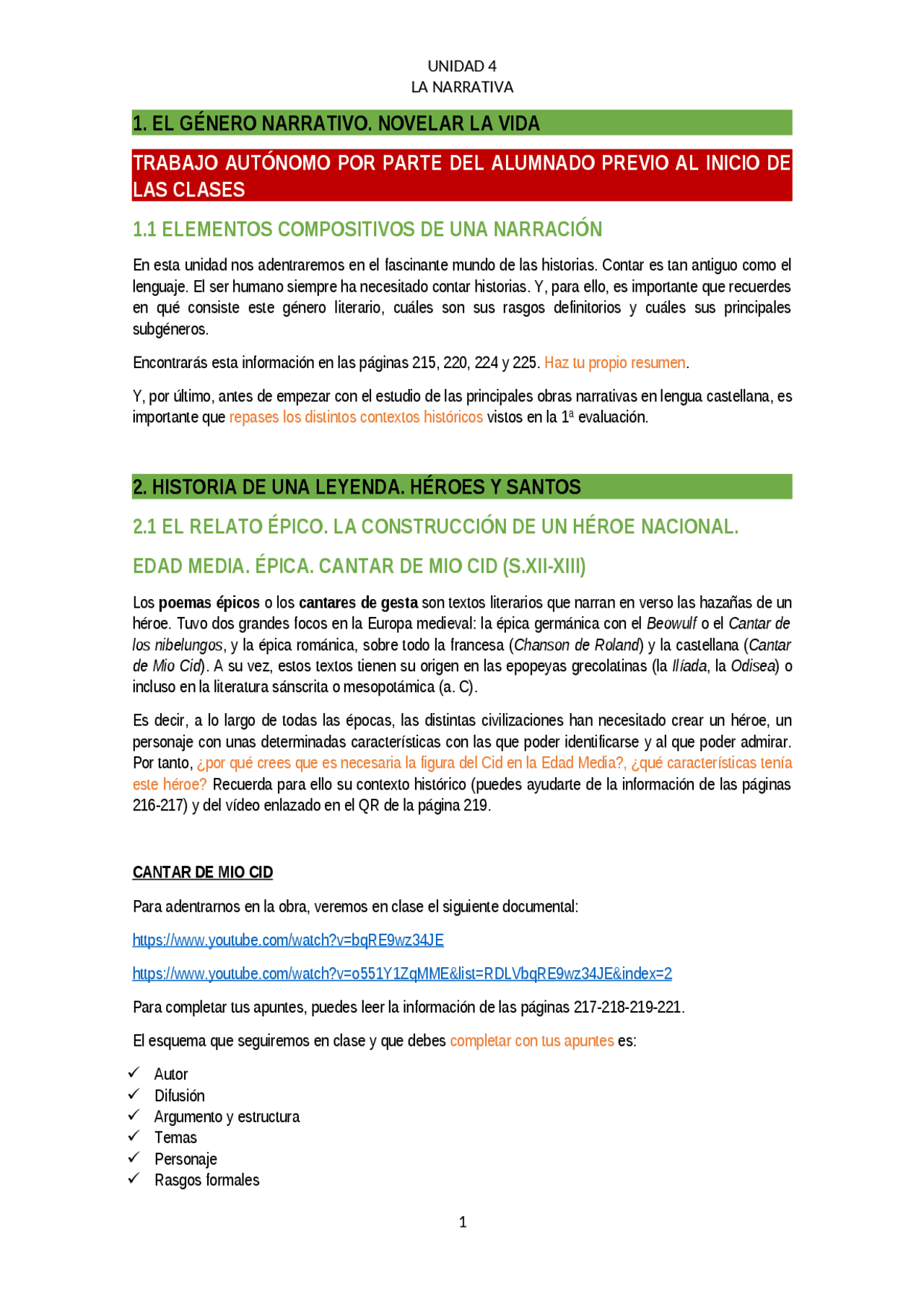 Novelar la vida: Análisis de la narrativa española clásica | Apuntes de ...