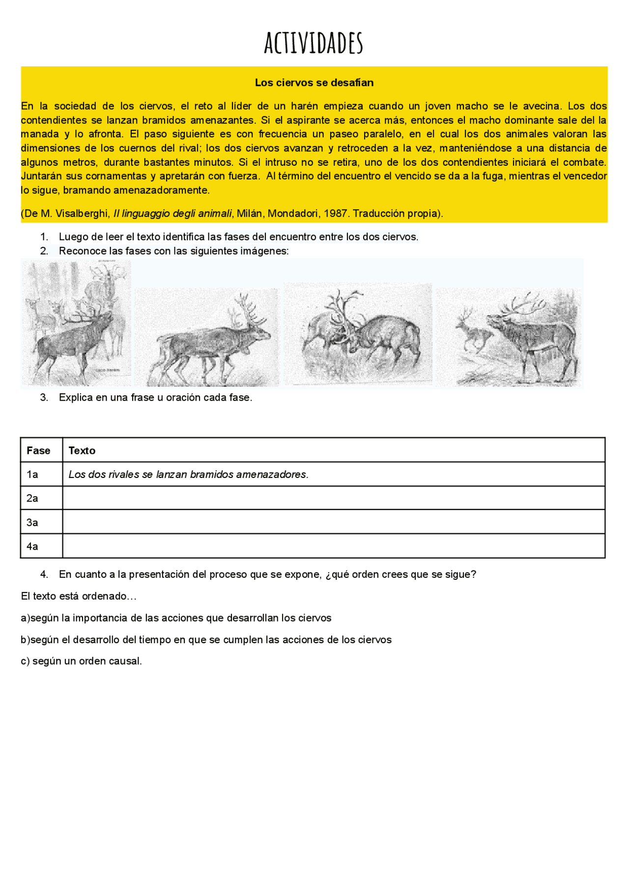 Ejercicio sobre texto informativo | Ejercicios de Lengua y Literatura ...