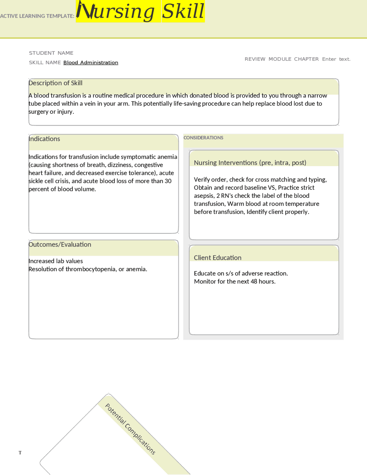 Blood Transfusion Procedure and Management in Nursing | Exams Nursing ...