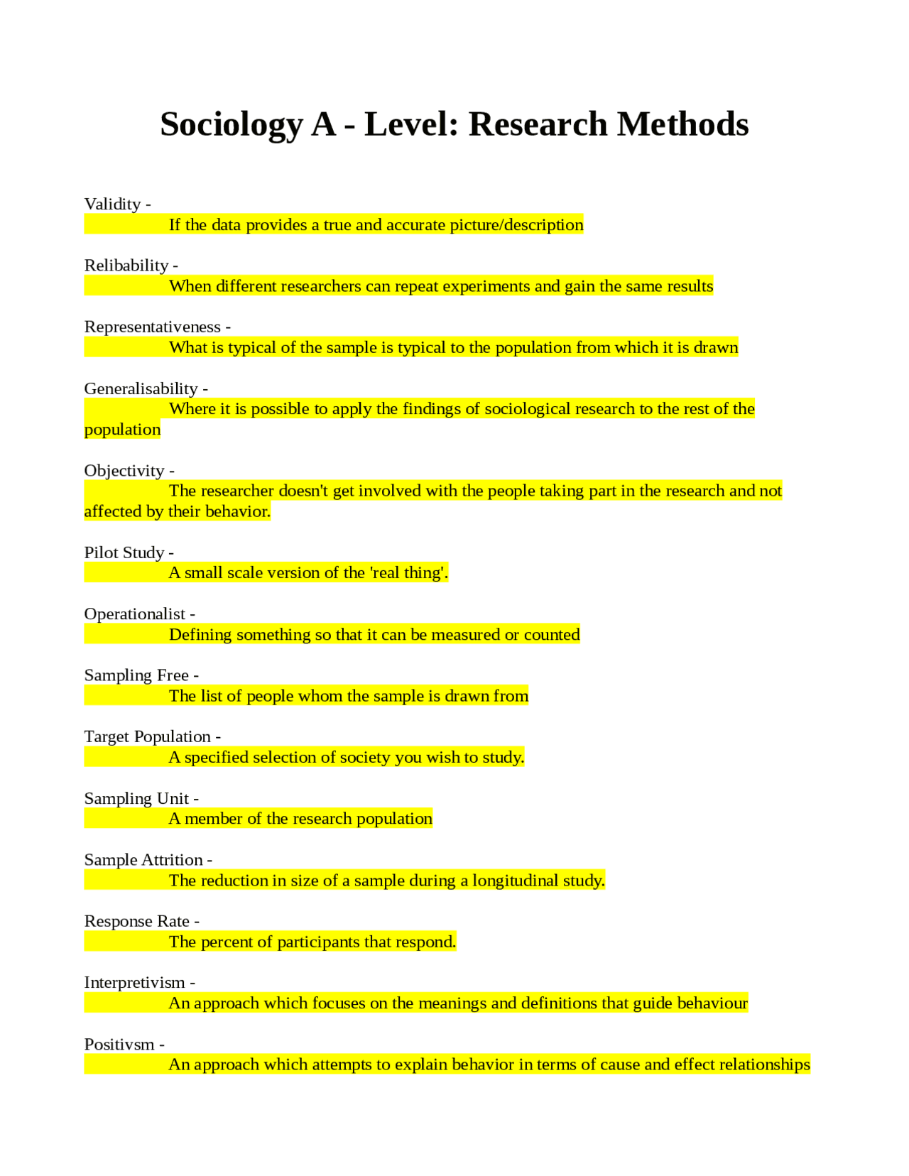 Research Methods in Sociology: A Comprehensive Guide | Exams Sociology ...
