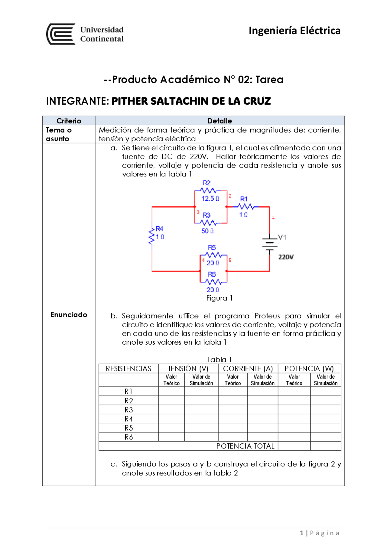 producto academico 1 _ing electrica | Exámenes de Máquinas Eléctricas | Docsity