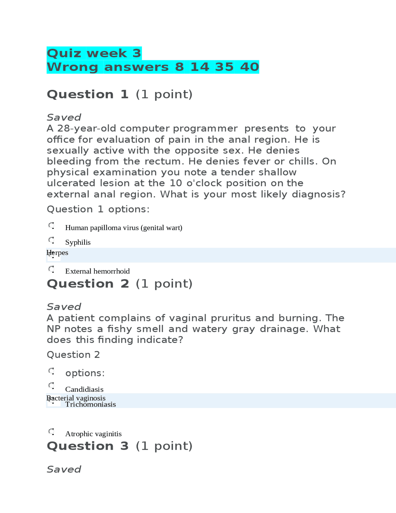 MSN 572 Week 1 Quiz Questions With Answers. Latest Exam | Exams Nursing ...