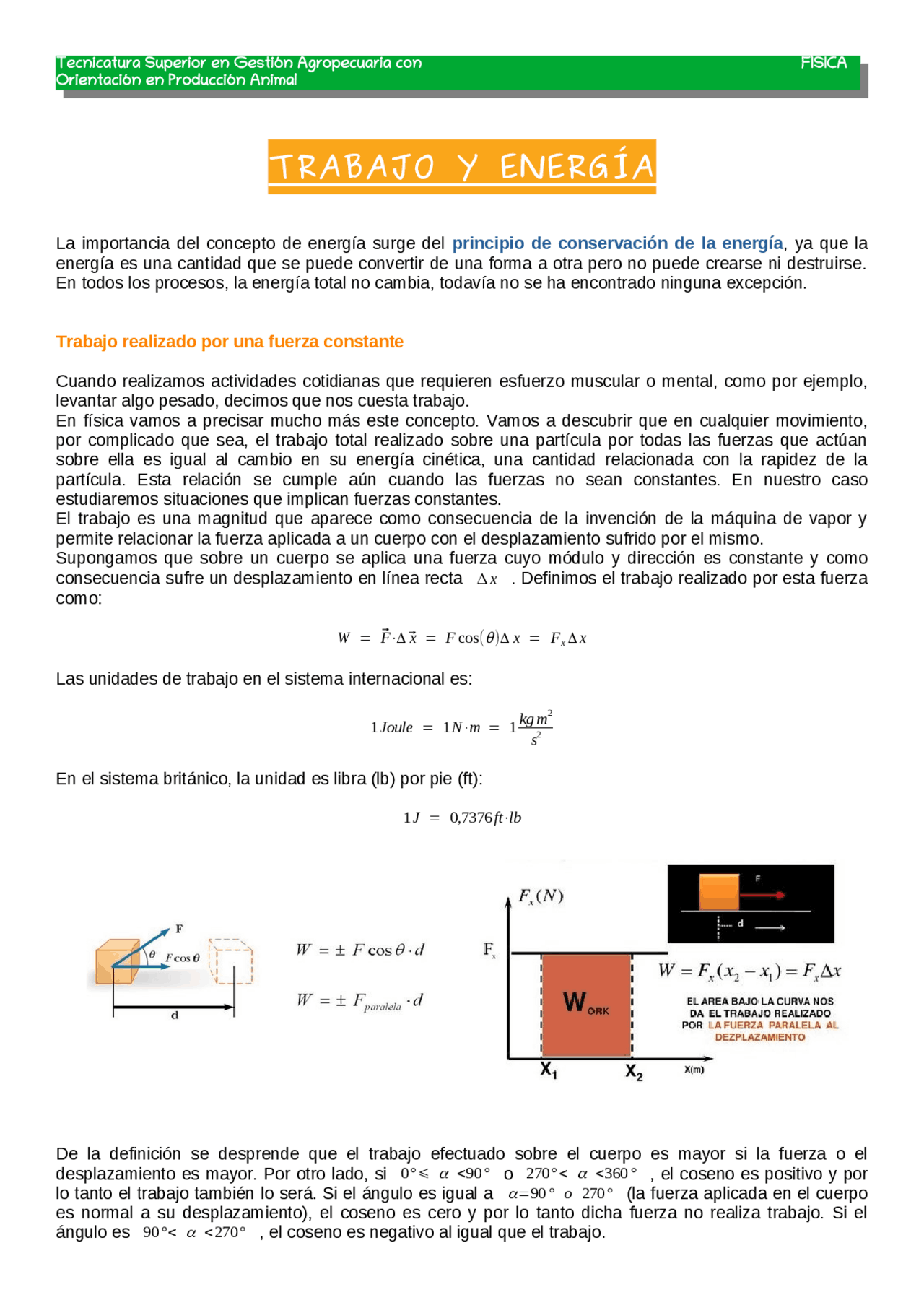Fisica 3er año trabajo y energia | Guías, Proyectos, Investigaciones de ...