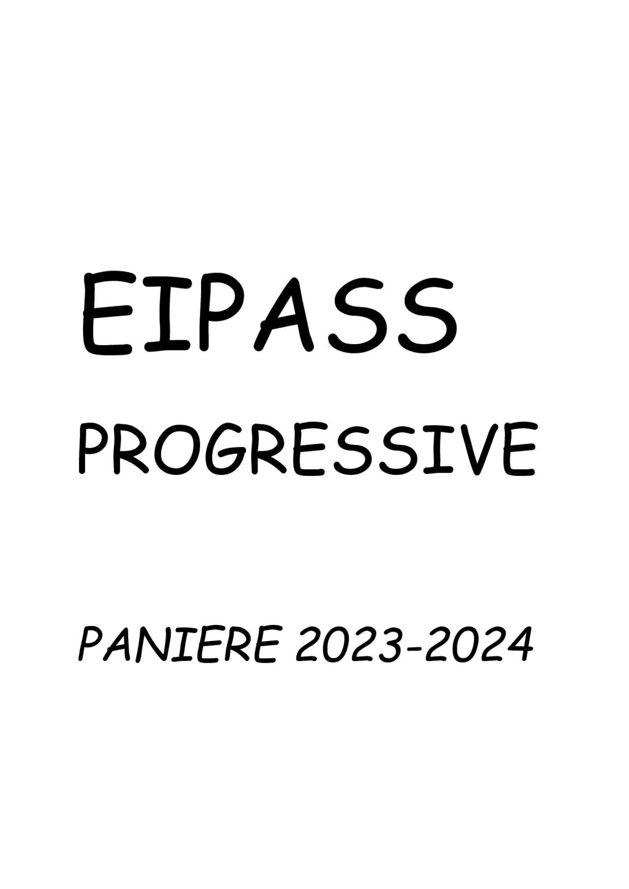 EIPASS PROGRESSIVE - PANIERE COMPLETO AGGIORNATO MAGGIO 2024 - DOMANDE+RISPOSTE [MODULO 4 ...