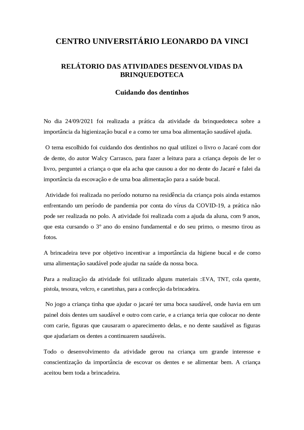 Brinquedoteca de metodologia e conteúdos básicos de ciências naturais e saúde infantil ...