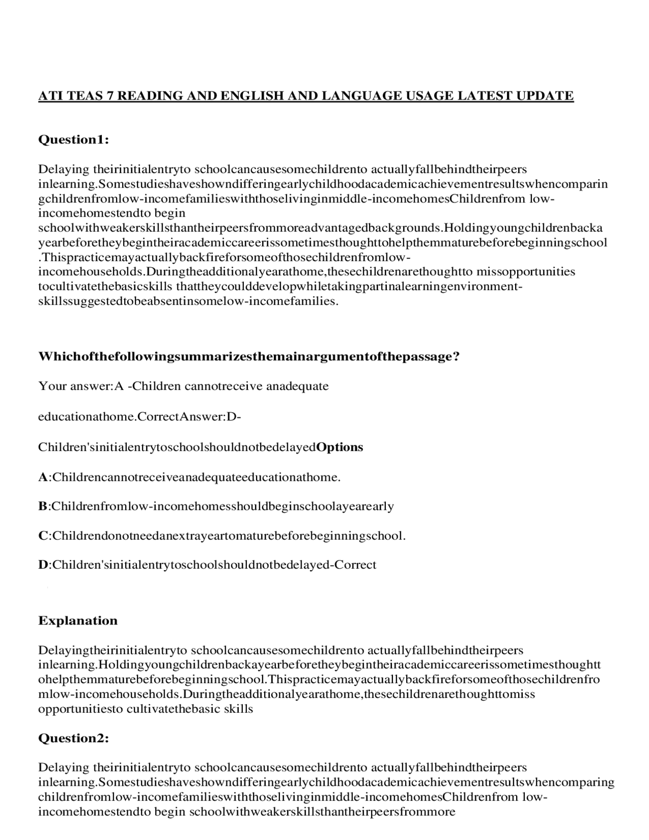 Understanding the Use of Headlines in News Articles | Exams English ...