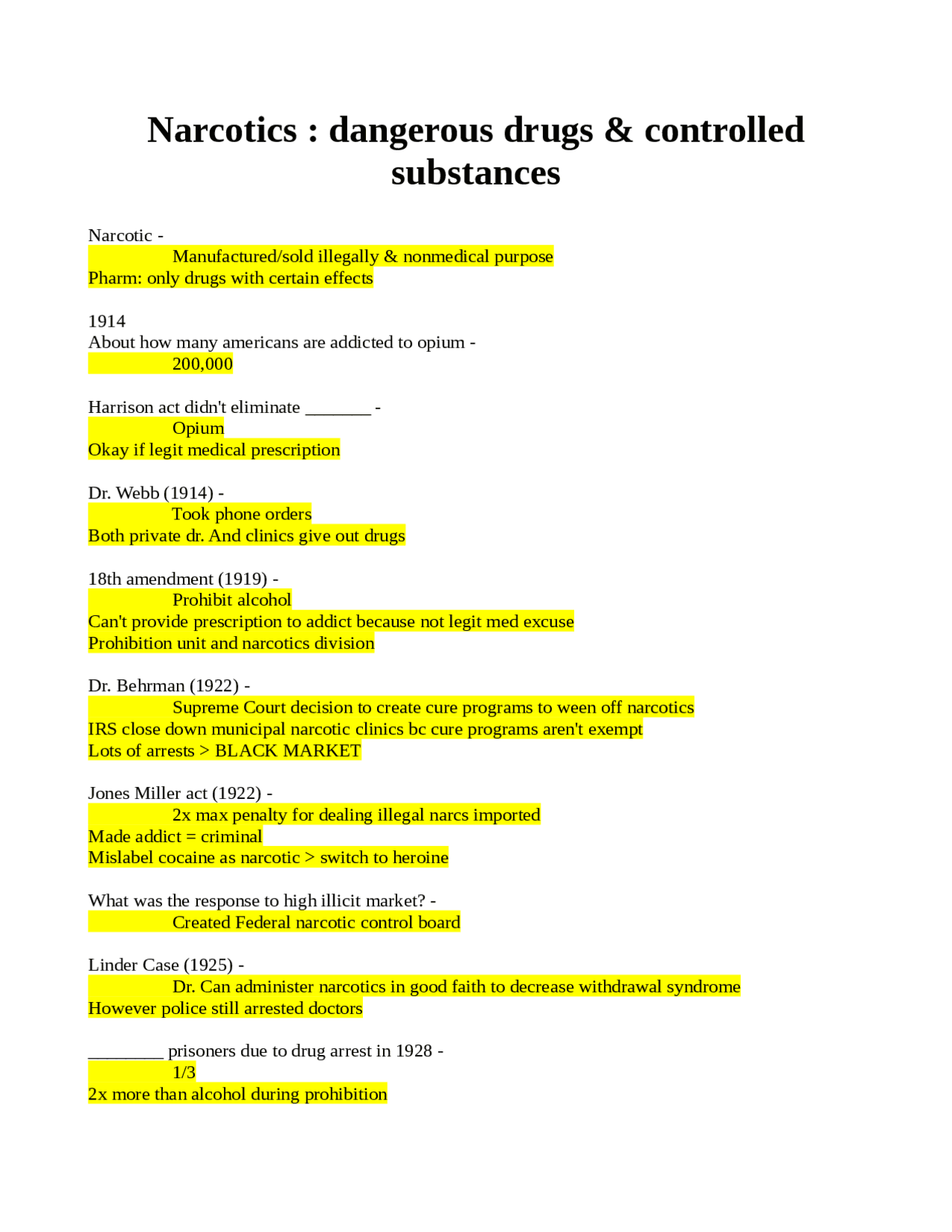 Narcotics : dangerous drugs & controlled substances | Exams Pharmacy ...