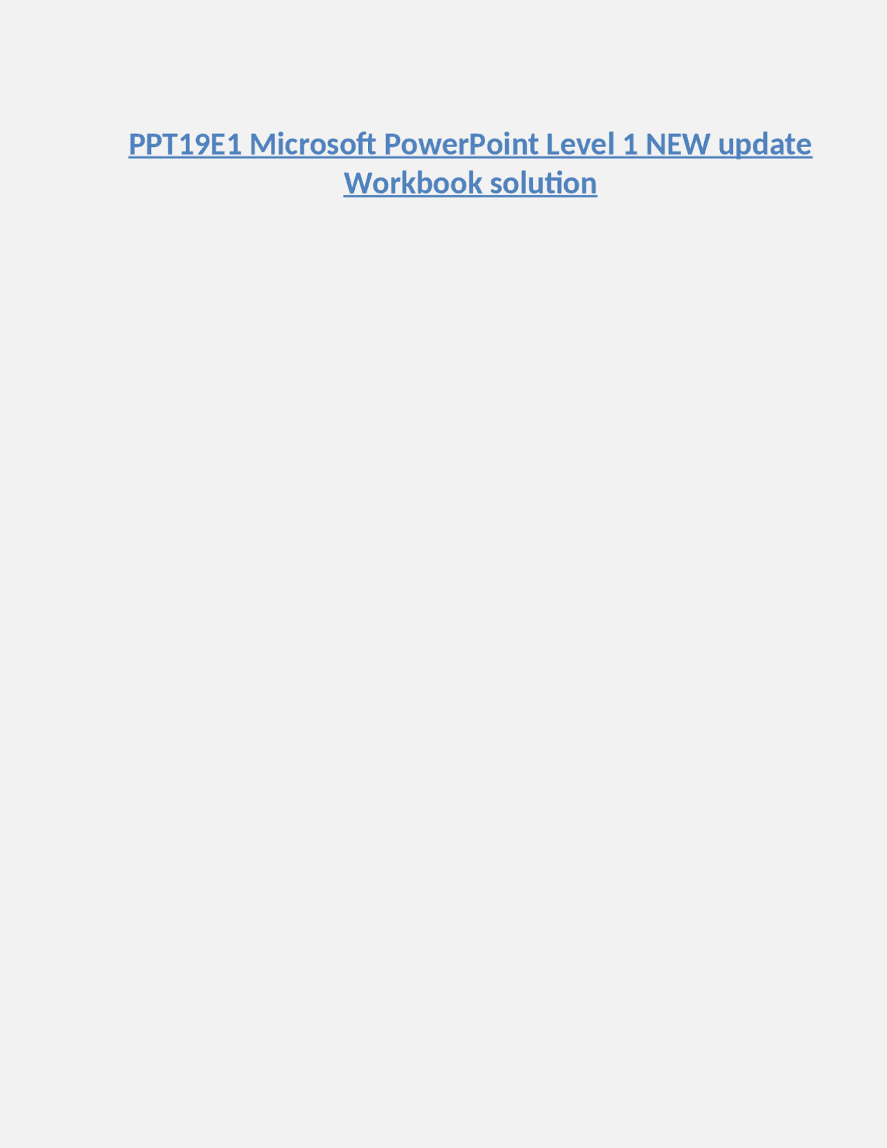 Powerpoint Slide Manipulation And Customization Exams Ms Microsoft Powerpoint Skills Docsity
