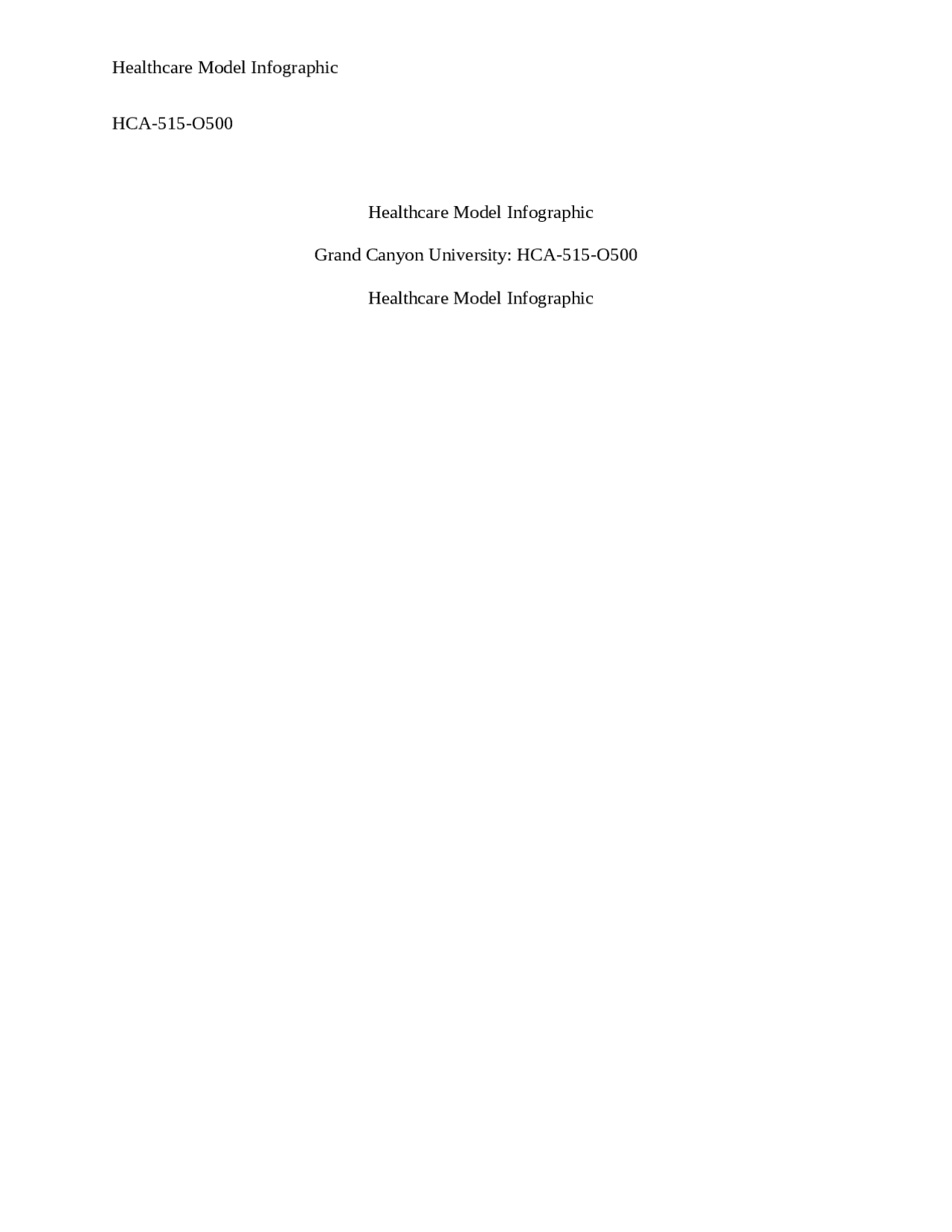 HCA-515-O500 Healthcare Model Infographic Grand Canyo | Lecture notes ...