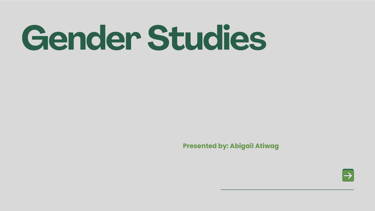Gender Studies: Exploring Gender, Identity, and Social Constructs ...
