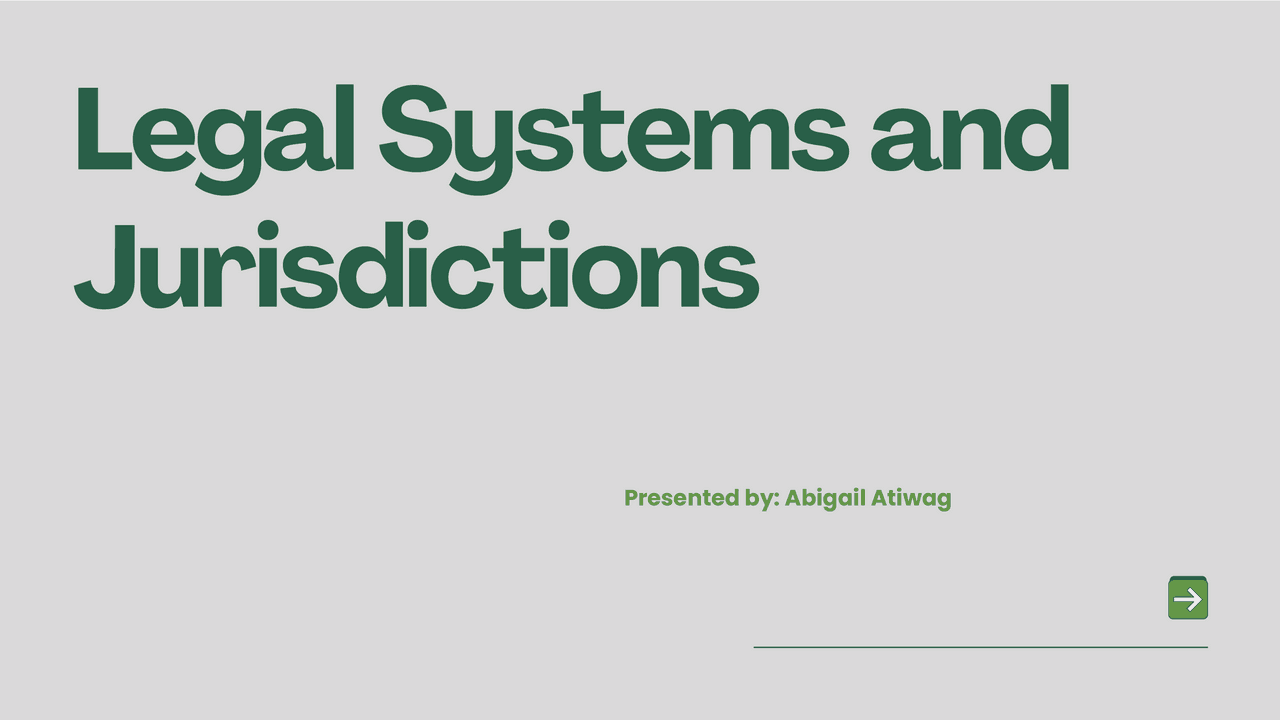 Legal Systems and Jurisdictions: Navigating Global Legal Landscapes ...