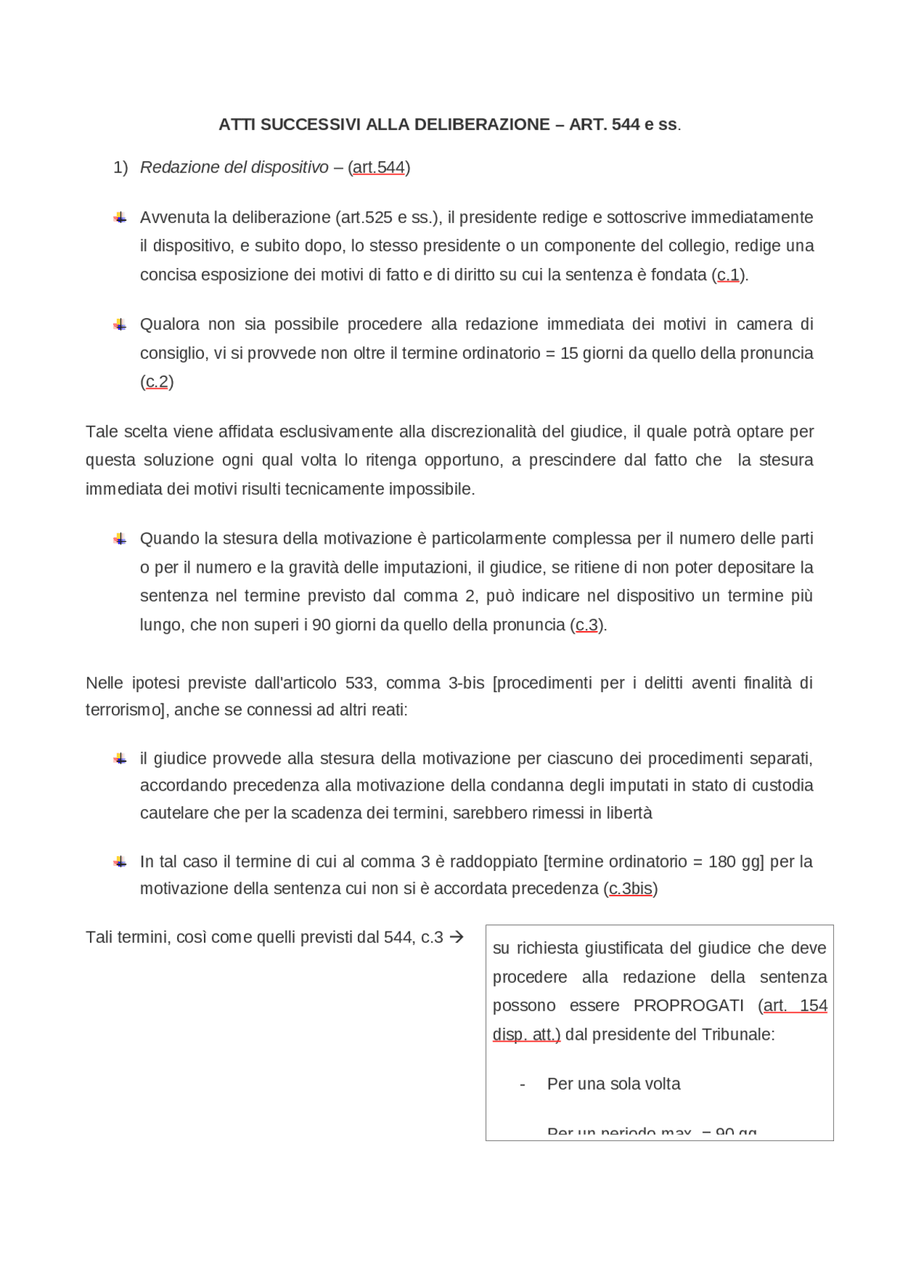 La struttura e i requisiti della sentenza penale | Appunti di Diritto ...