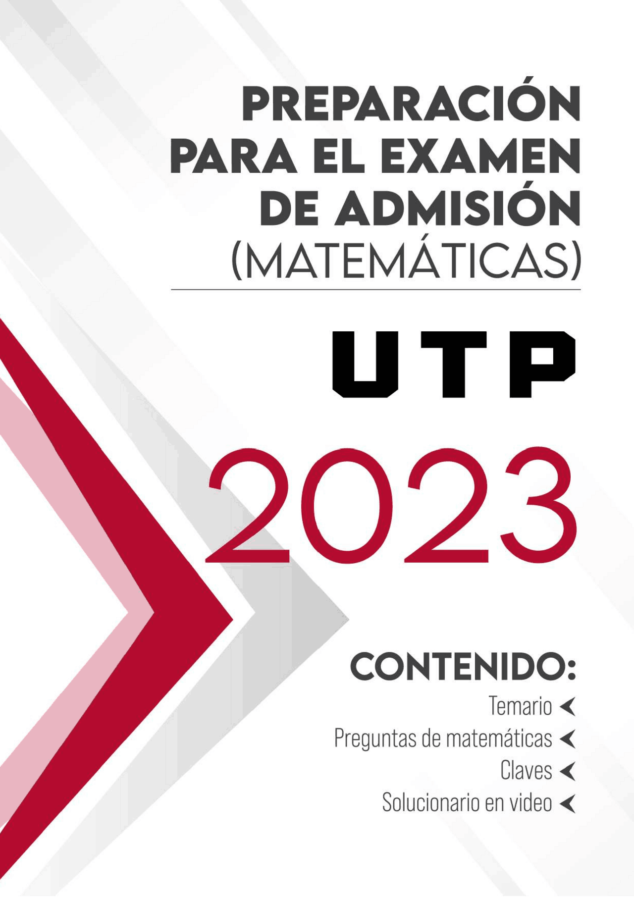 Guía del examen de admisión - UTP 2023 | Diapositivas de Derecho | Docsity