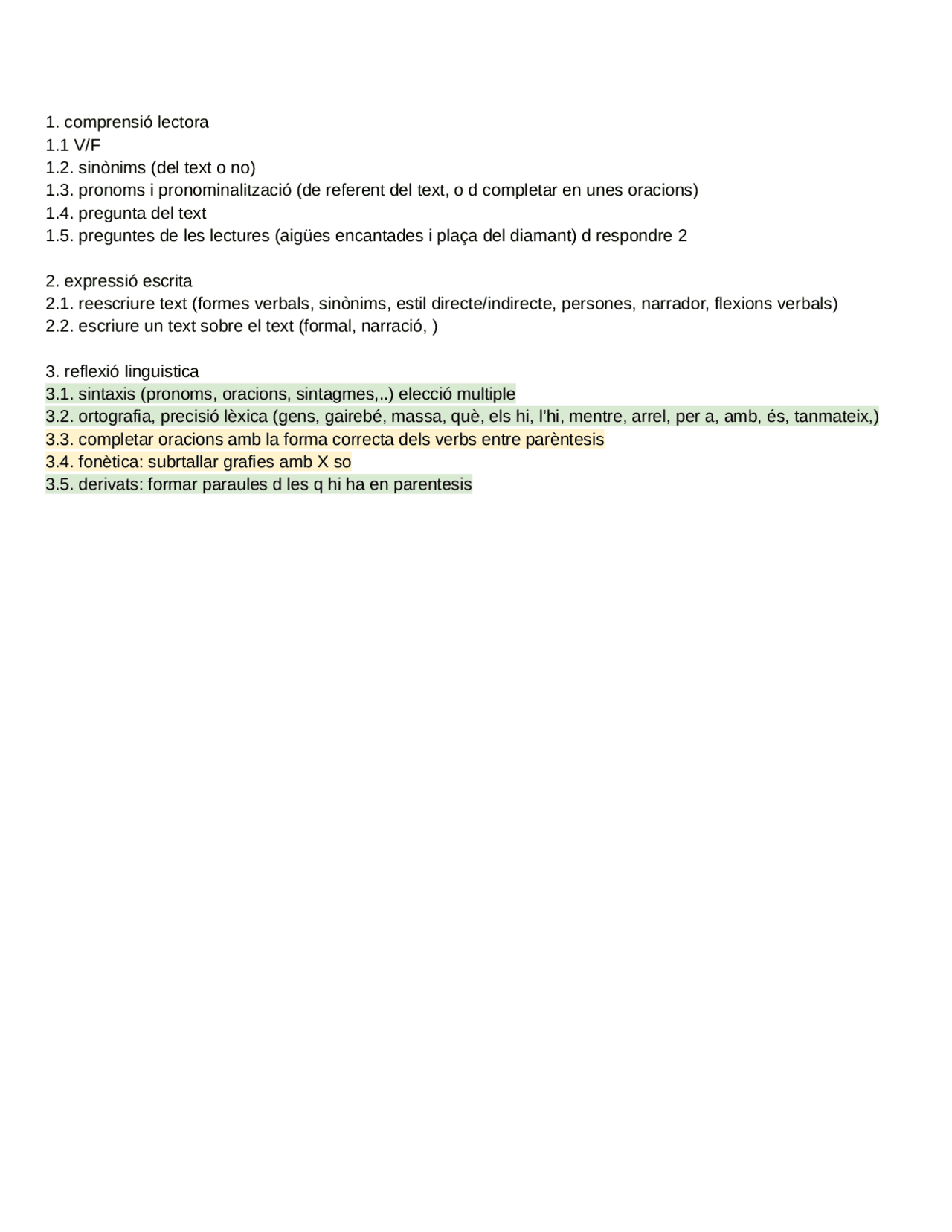 Llengua catalana i literatura 2n | Esquemas y mapas conceptuales de Catalán | Docsity