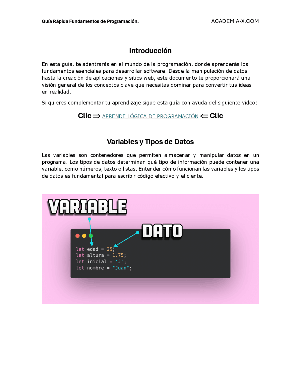 introducción a la programación 2024 | Diapositivas de Programación para Ingenierios | Docsity