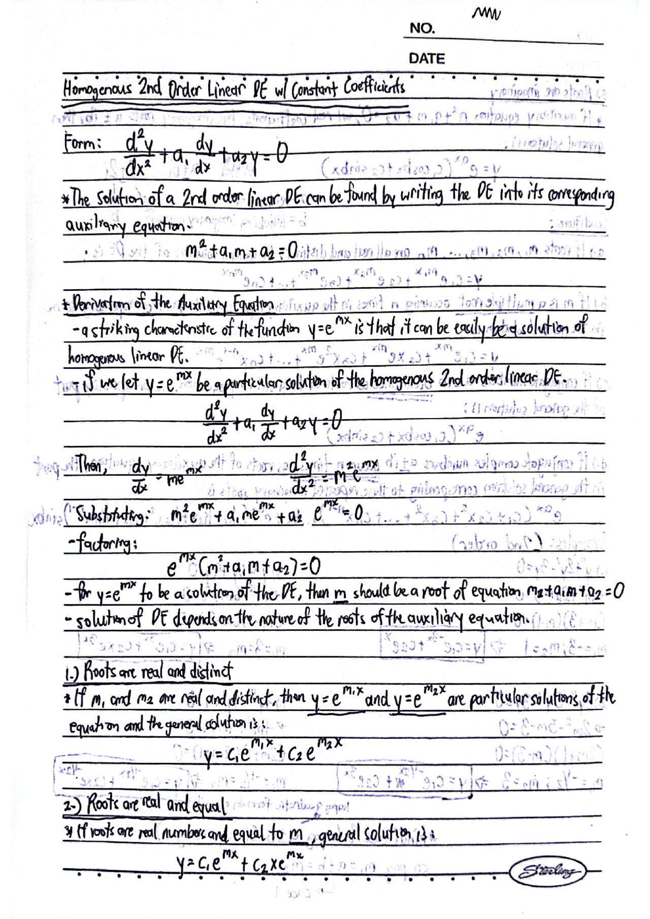 Advanced Engineering Mathematics Lecture Notes Engineering Mathematics Docsity