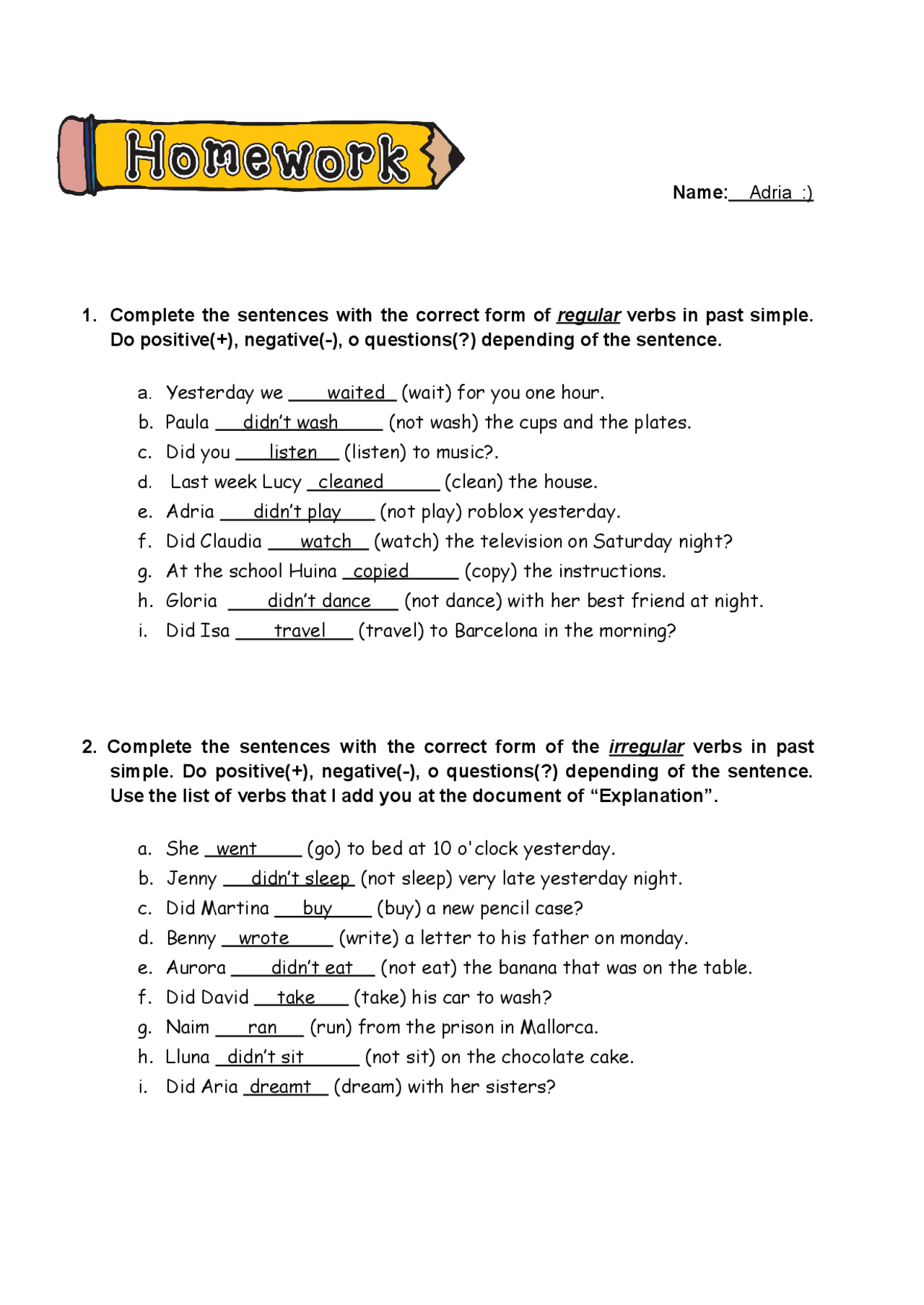 session 1 -- exercices online pdf | Esquemas y mapas conceptuales de Inglés | Docsity
