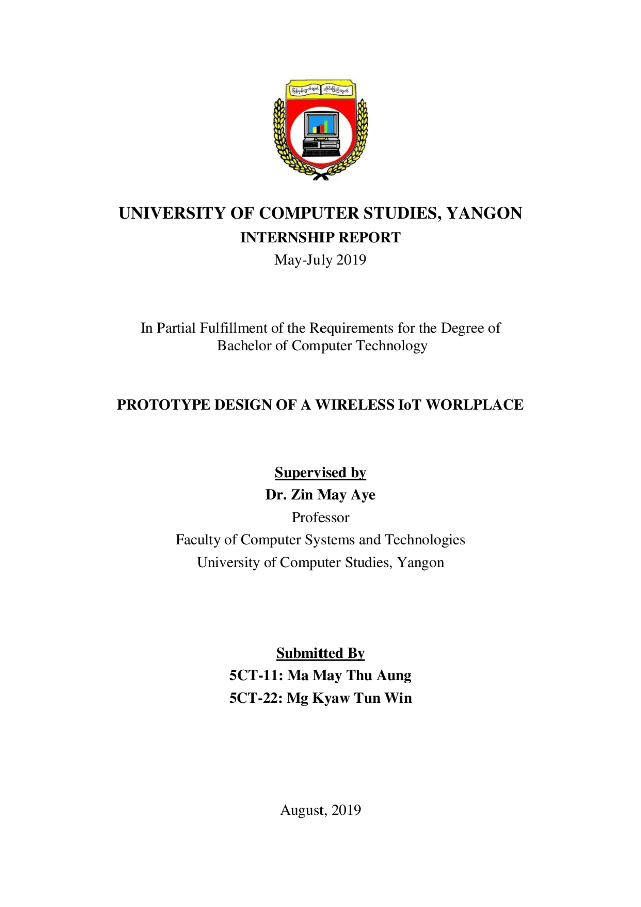 PROTOTYPE DESIGN OF A WIRELESS IoT WORLPLACE | High school final essays ...