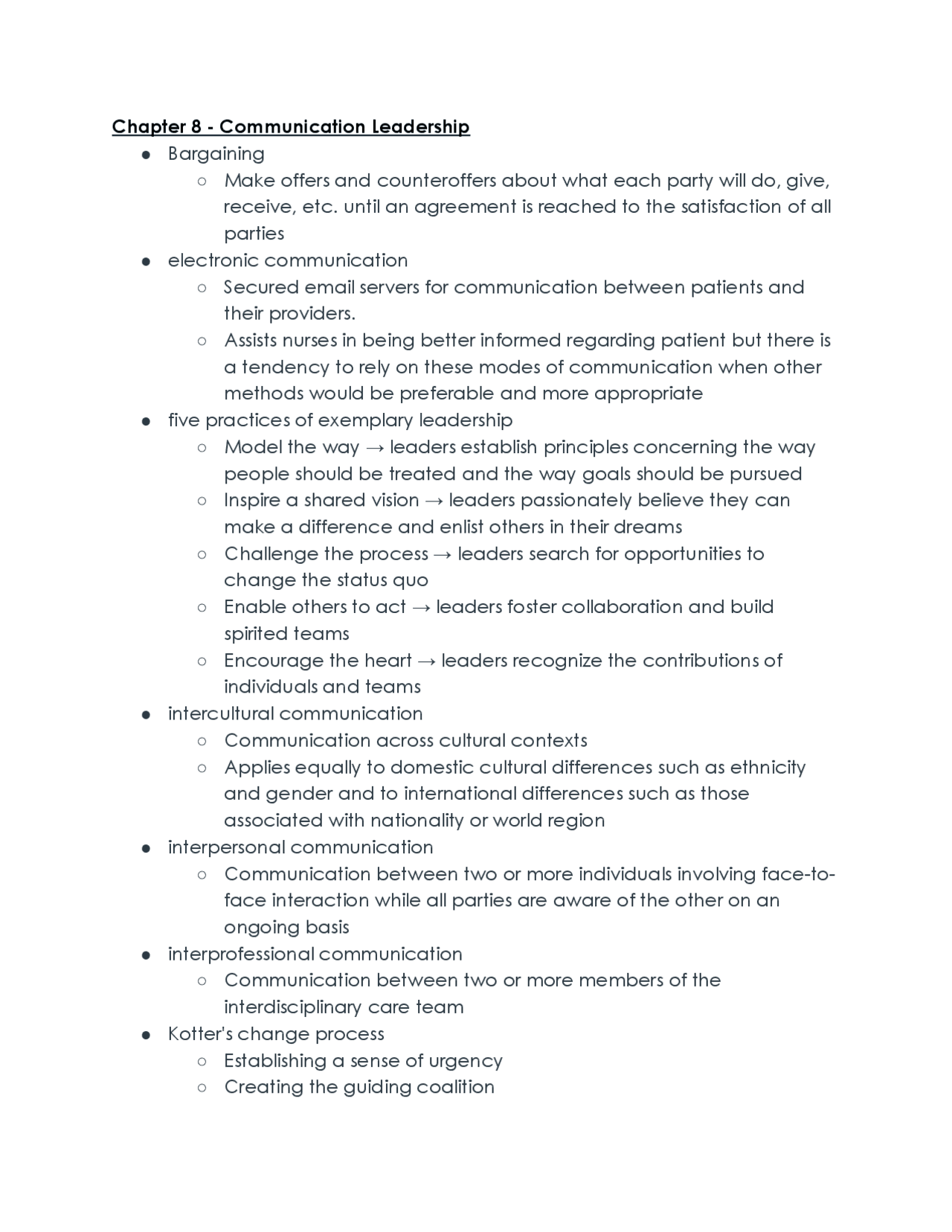 Nursing Leadership studyguide | Study Guides, Projects, Research ...