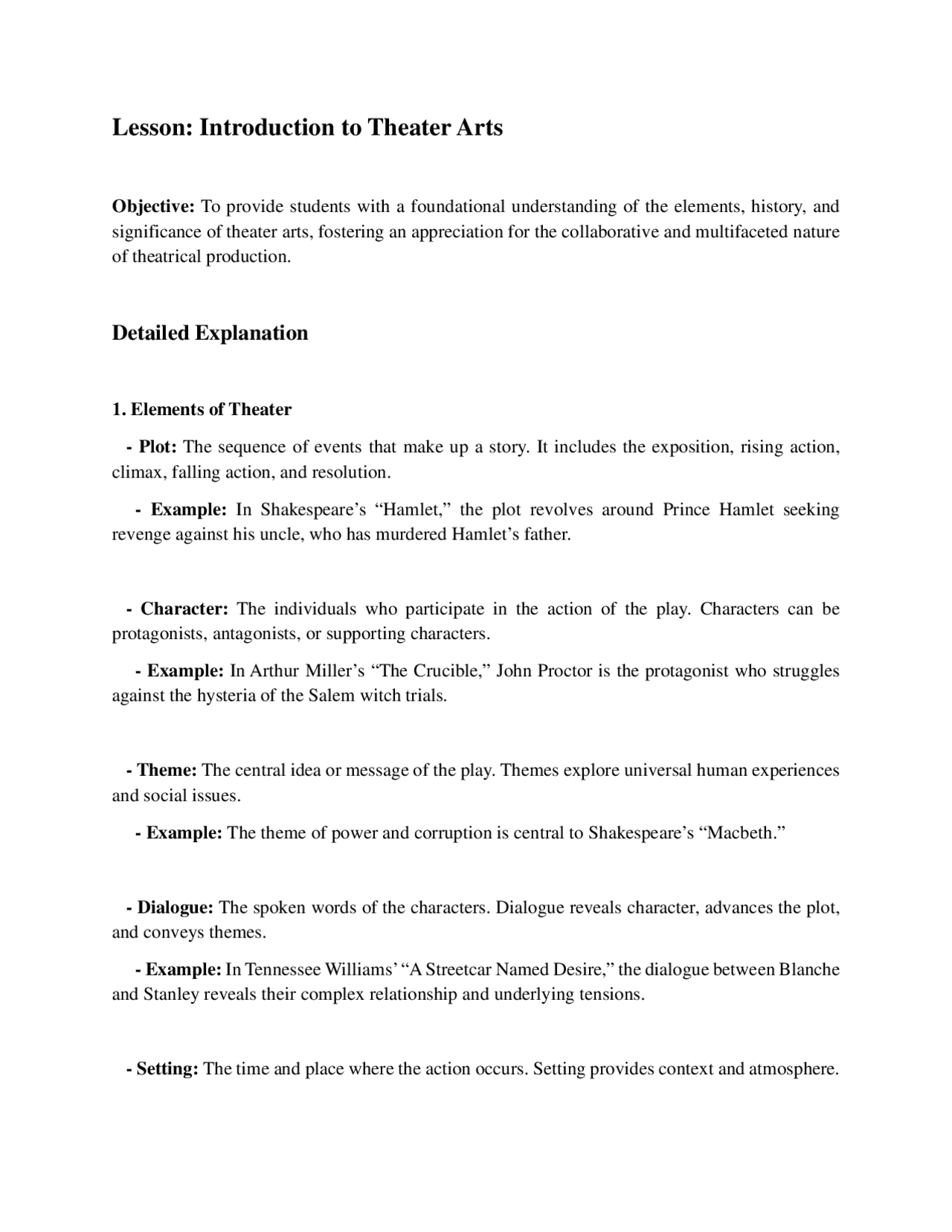 "Unveil the Magic of Theater: An Exciting Introduction to Theater Arts ...