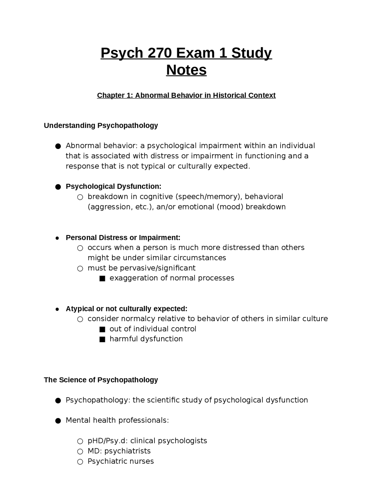 Understanding Psychopathology: Causes, Assessment, and Treatment ...