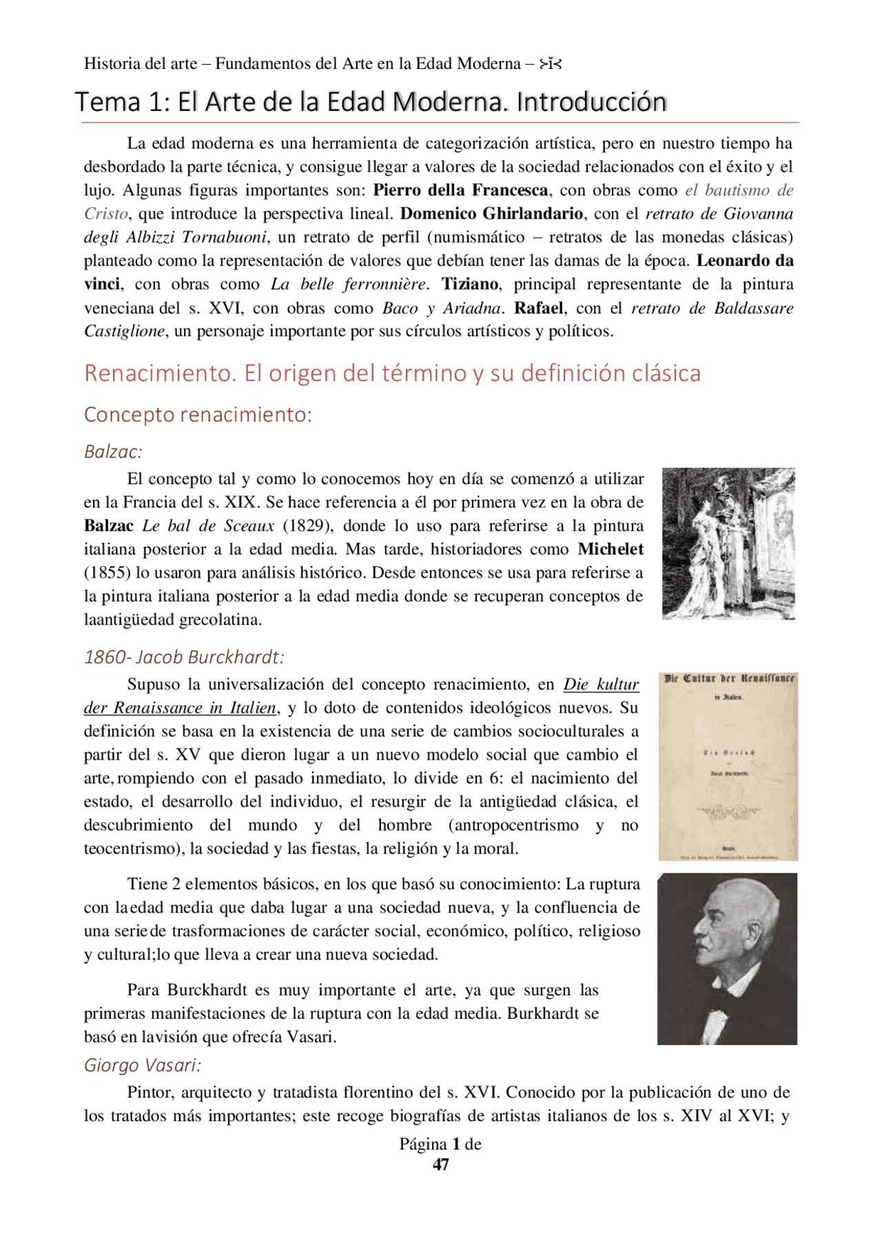 Fundamentos del Arte en la Edad Moderna | Apuntes de Historia del Arte ...