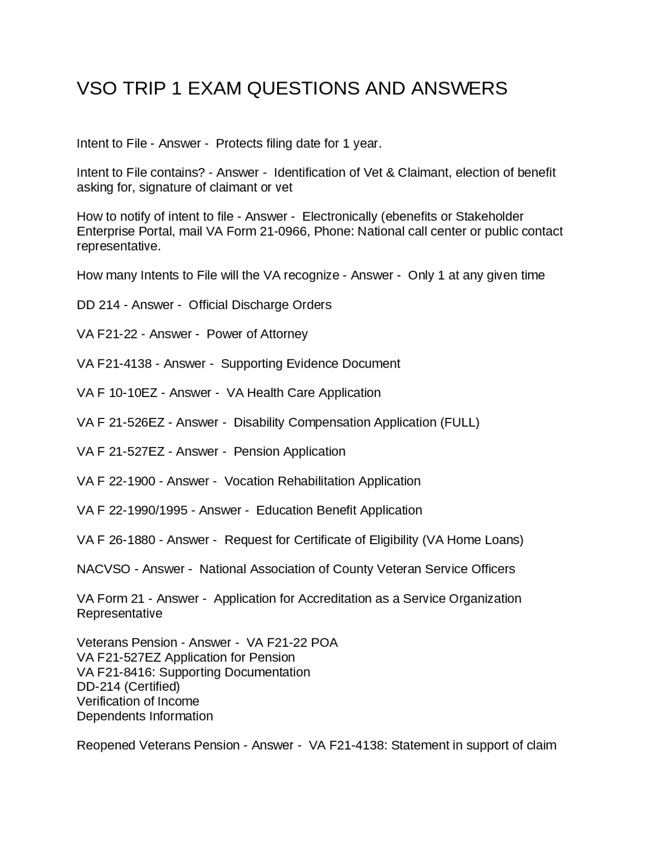 United States Veterans Affairs Department Forms and Applications ...