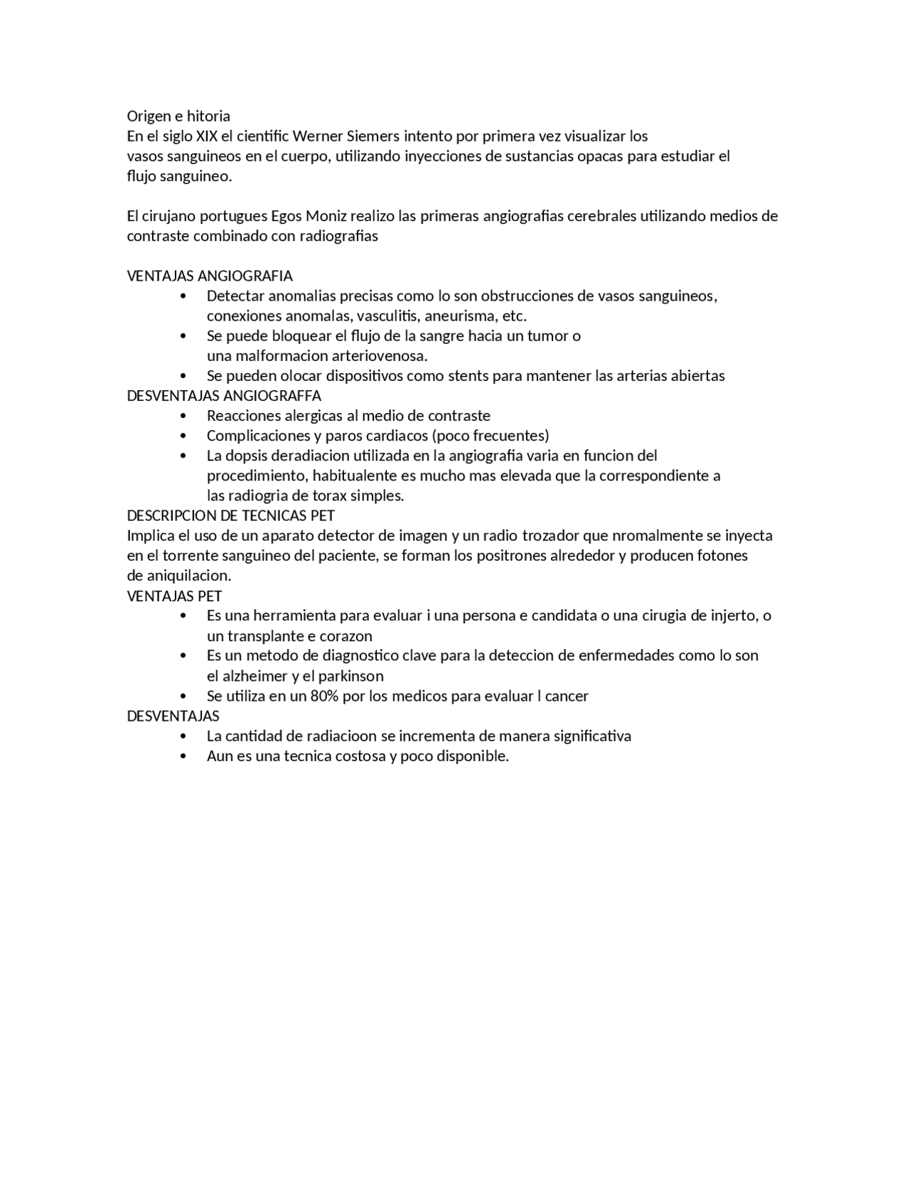 Apuntes pequeños radiología | Resúmenes de Radiología | Docsity