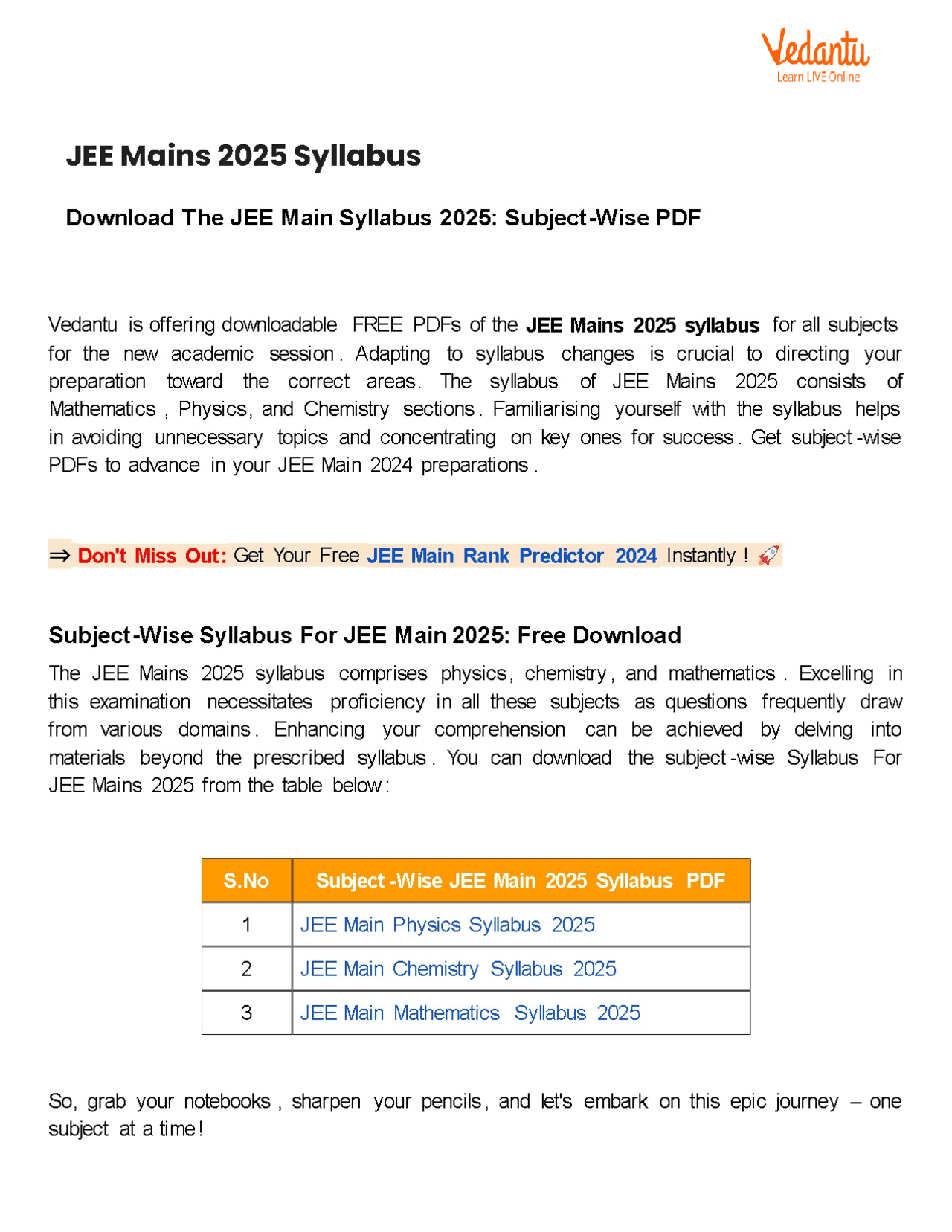 JEE MAINS SYLLABUS 2024 | Schemes and Mind Maps Physics | Docsity