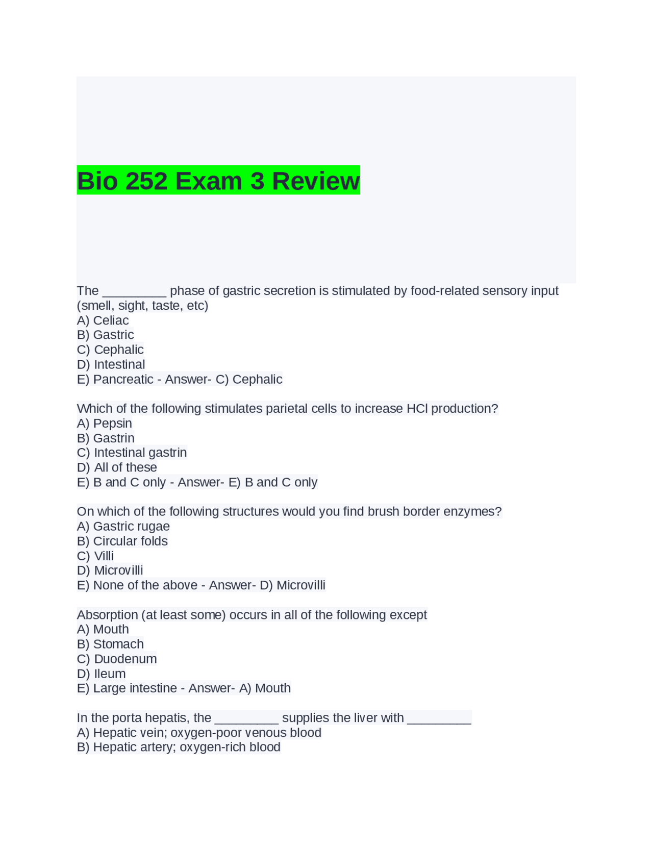 Exam 3 Review Answer Key CS440/ECE448: Artificial Intelligence