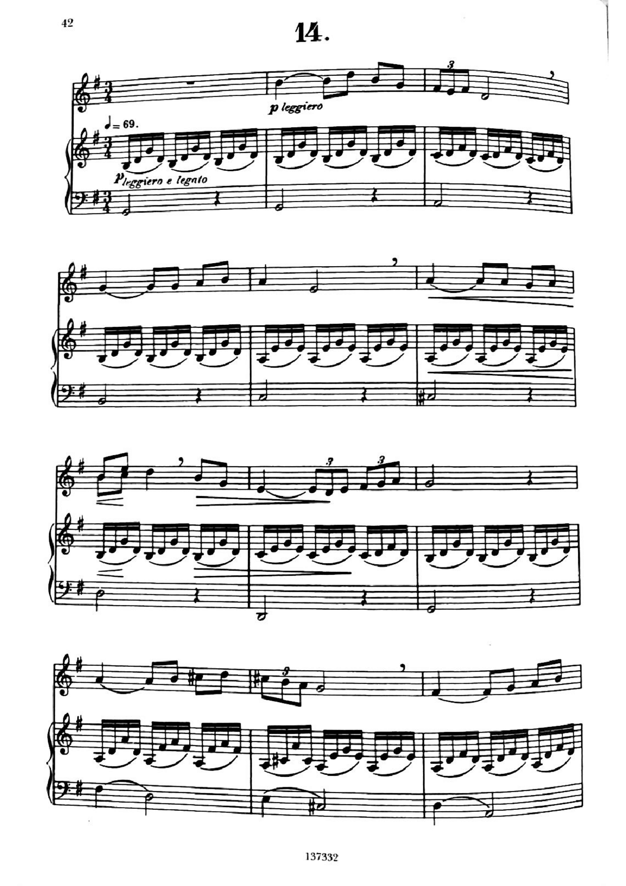 Spartito Soprano soprano | Slides Music | Docsity